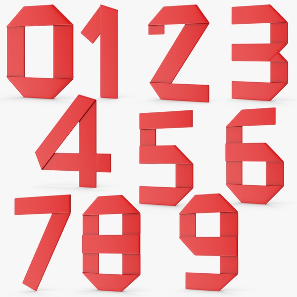Free 3D Numbers Models | TurboSquid