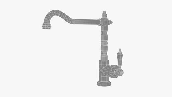 Realistic Kitchen Faucet 3D model - TurboSquid 1834378