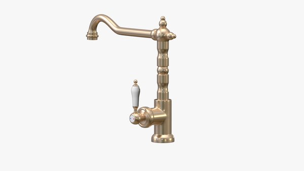 Realistic Kitchen Faucet 3D model - TurboSquid 1834378