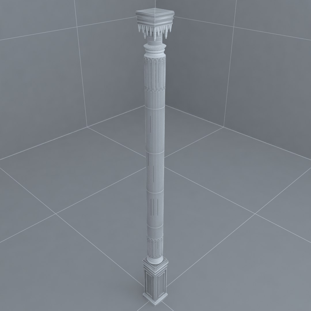 3d historic column