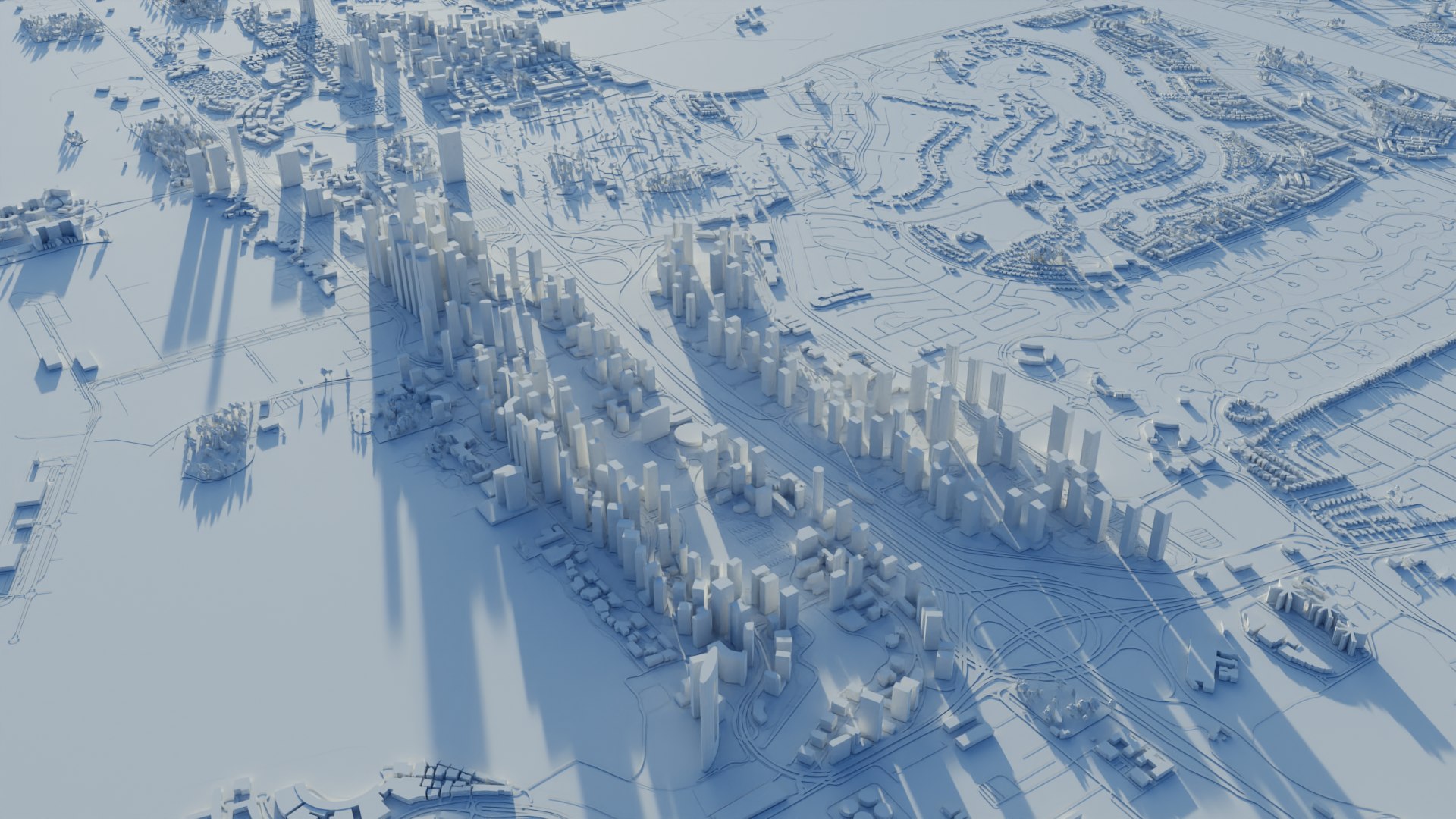 3D Dubai City Map - TurboSquid 1841145
