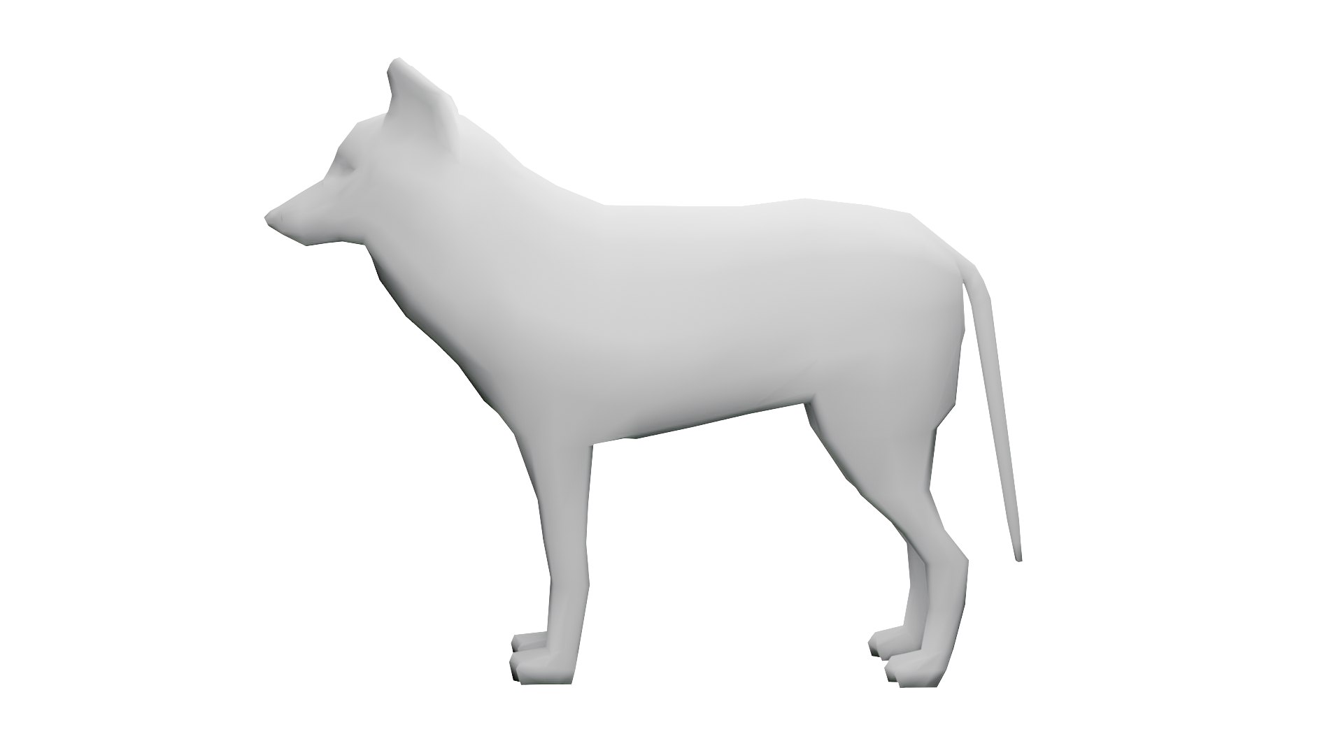 3D Coyote Low Poly - TurboSquid 2188909