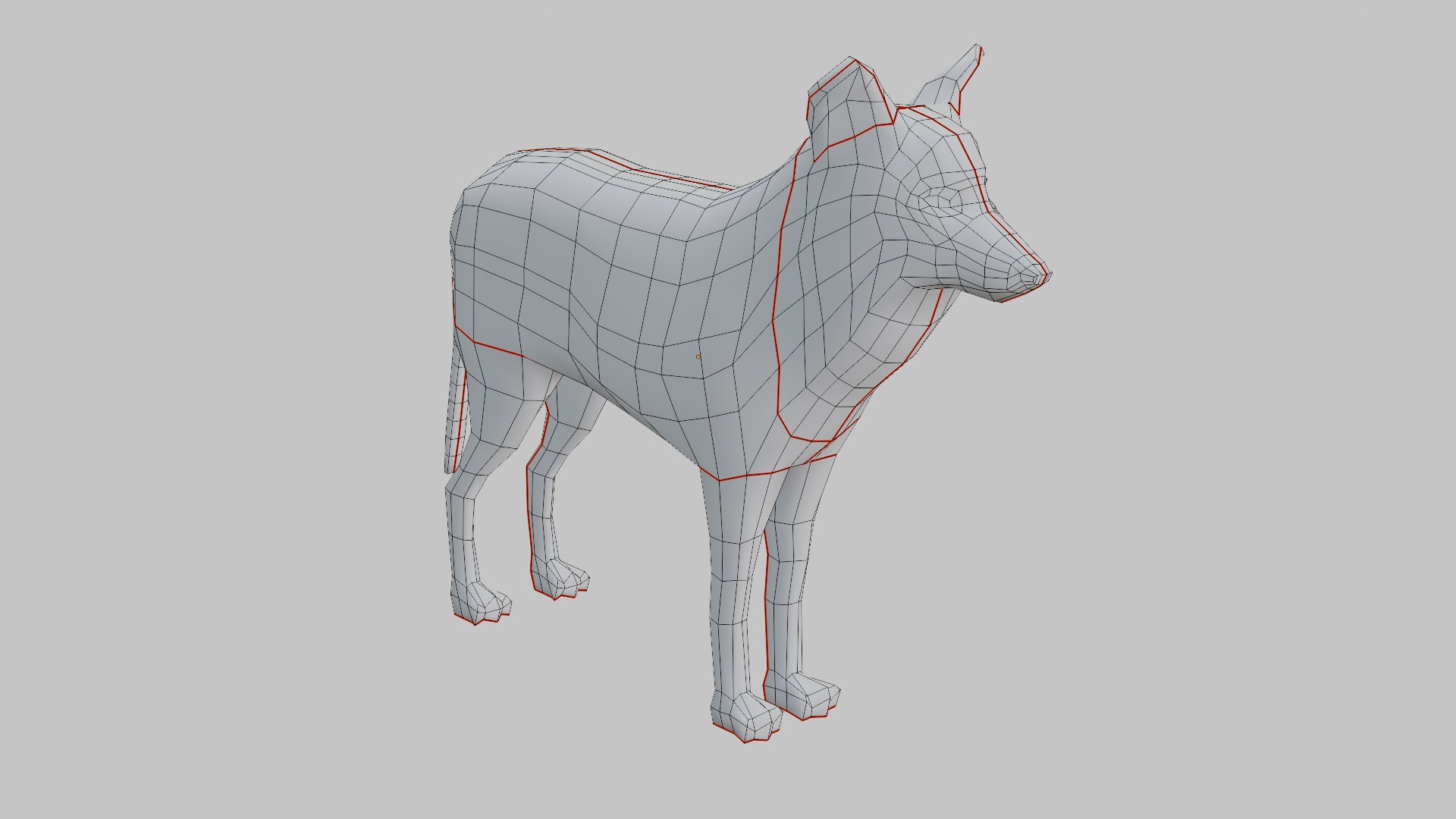 3D Coyote Low Poly - TurboSquid 2188909