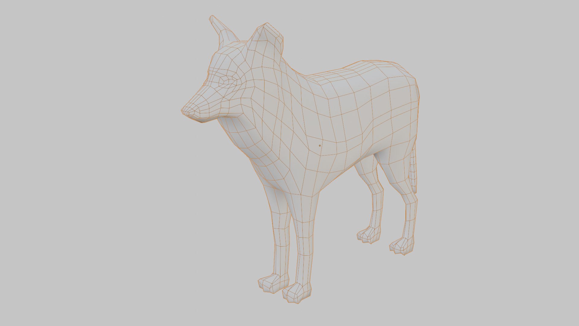 3D Coyote Low Poly - TurboSquid 2188909