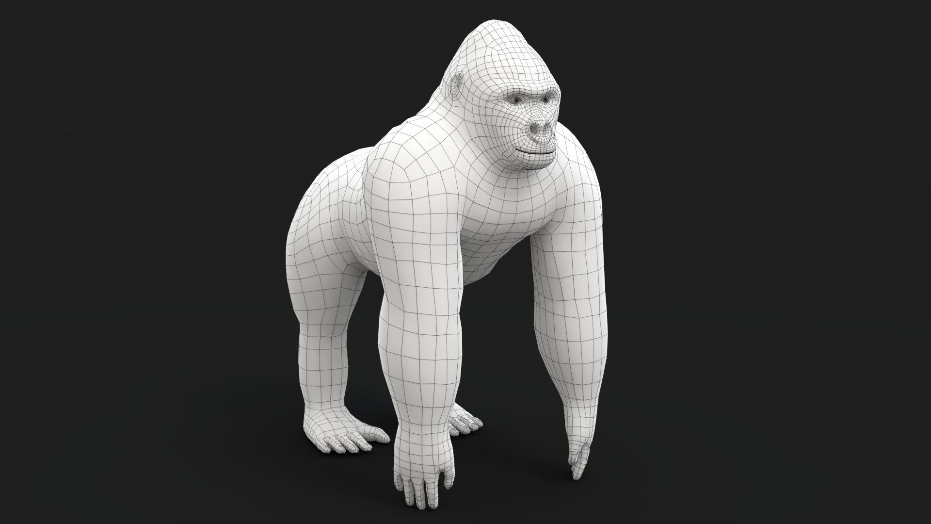 Gorilla Animal Primate 3D Model - TurboSquid 1680301