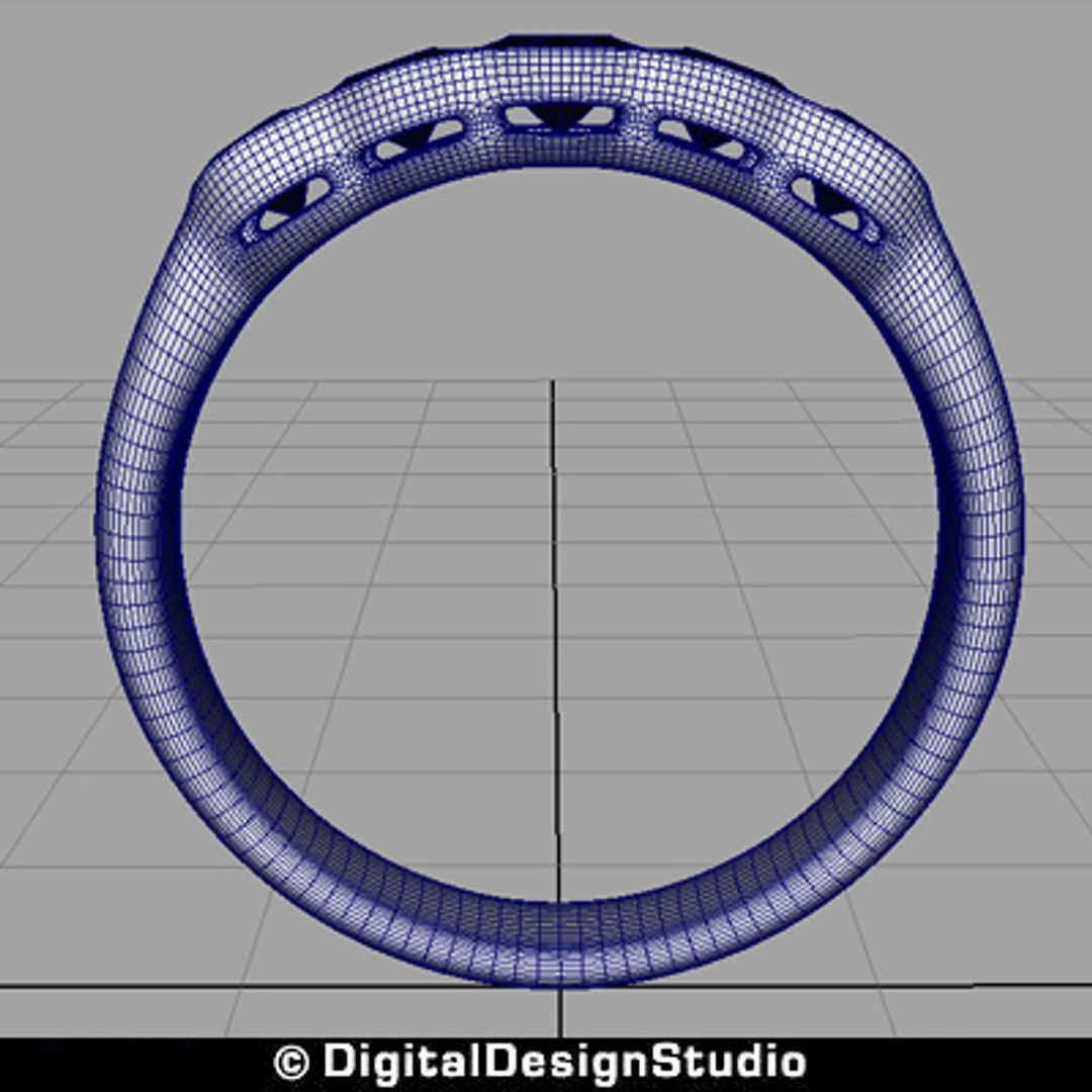 Ring Diamond 160 3d Obj