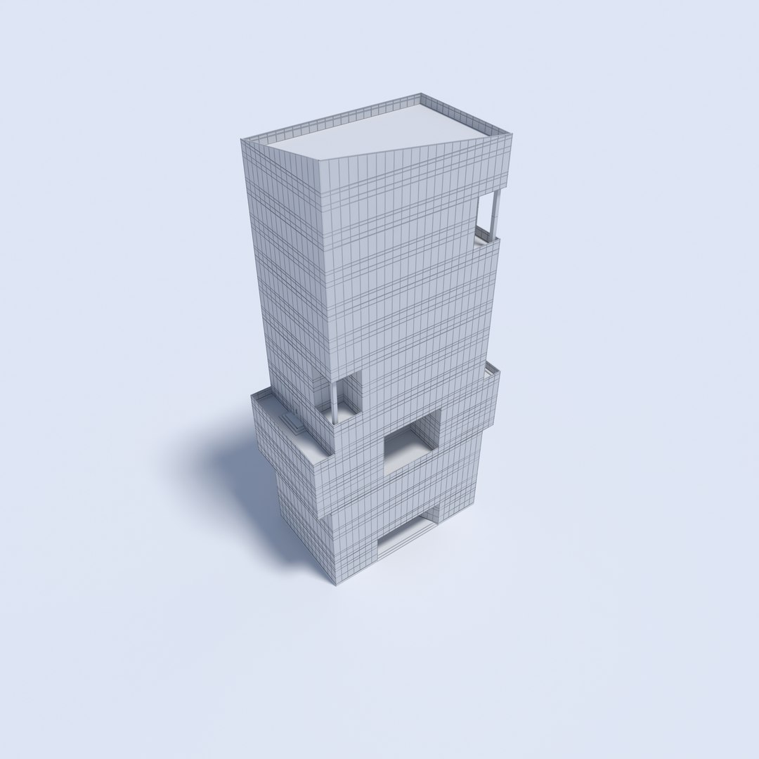 Tower 3 Model - TurboSquid 1882576