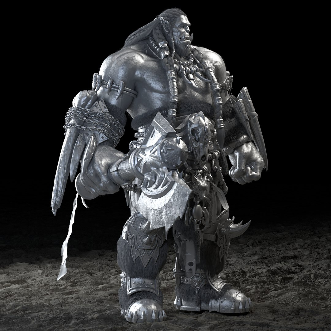 3D Durotan Axe - TurboSquid 2145101