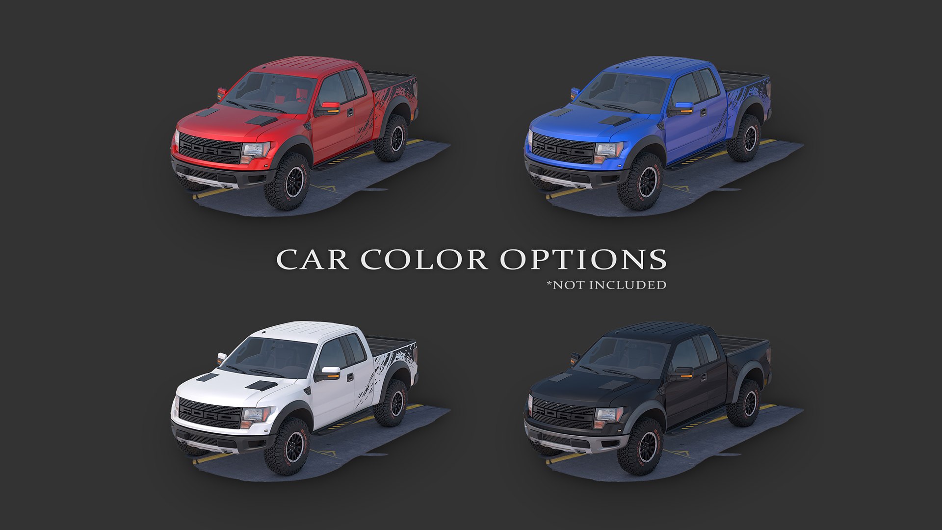 Ford F-150 SVT Raptor 3D Model - TurboSquid 2270802