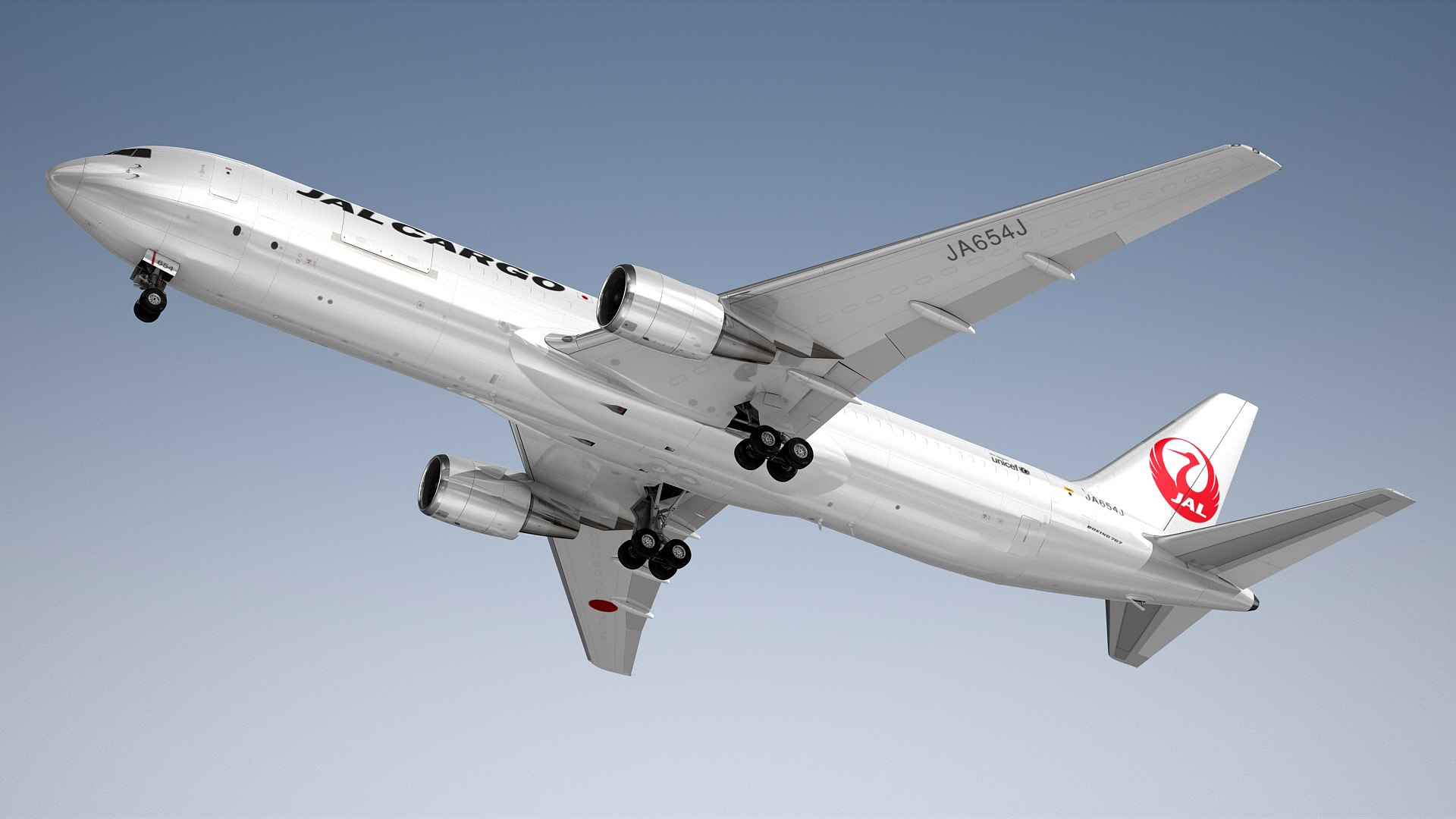 3D Boeing 767-300BCF JAL Cargo Model - TurboSquid 2381427