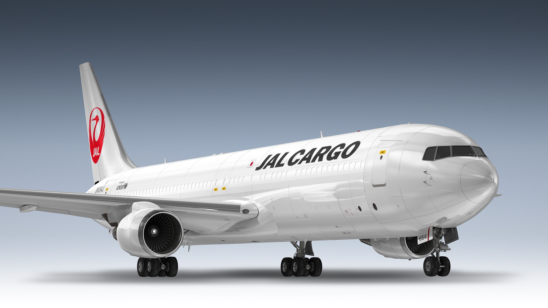 3D Boeing 767-300BCF JAL Cargo Model - TurboSquid 2381427