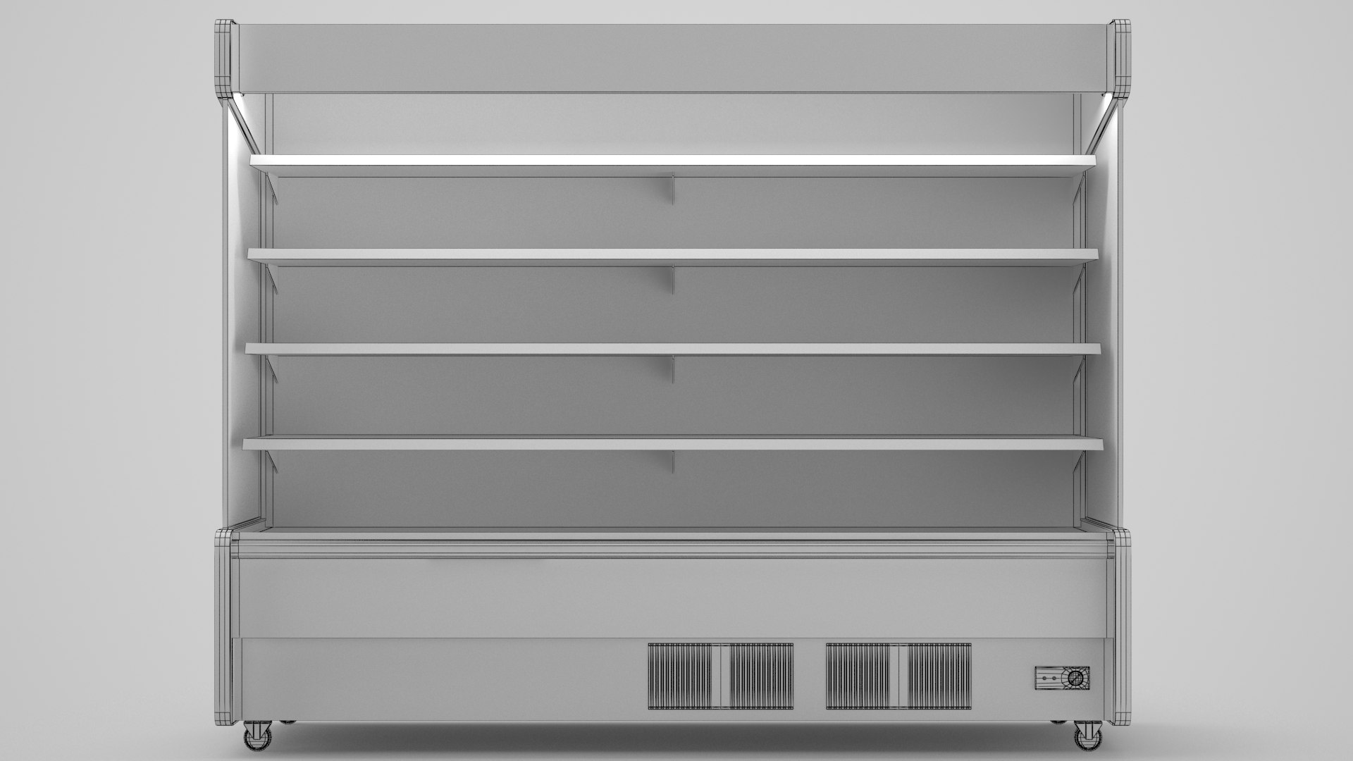 Open Display Cooler 3D Model - TurboSquid 1655096