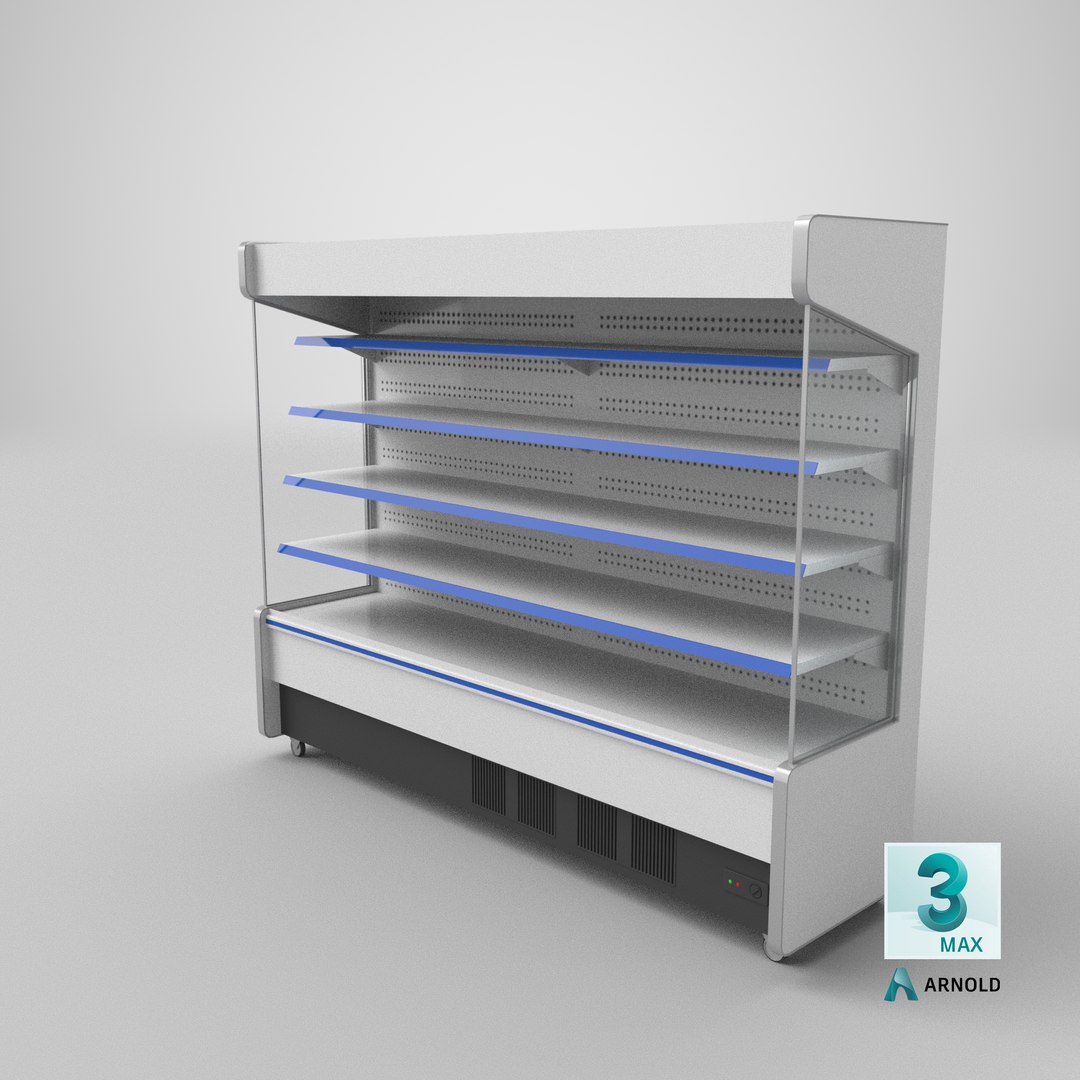 Open Display Cooler 3D Model - TurboSquid 1655096