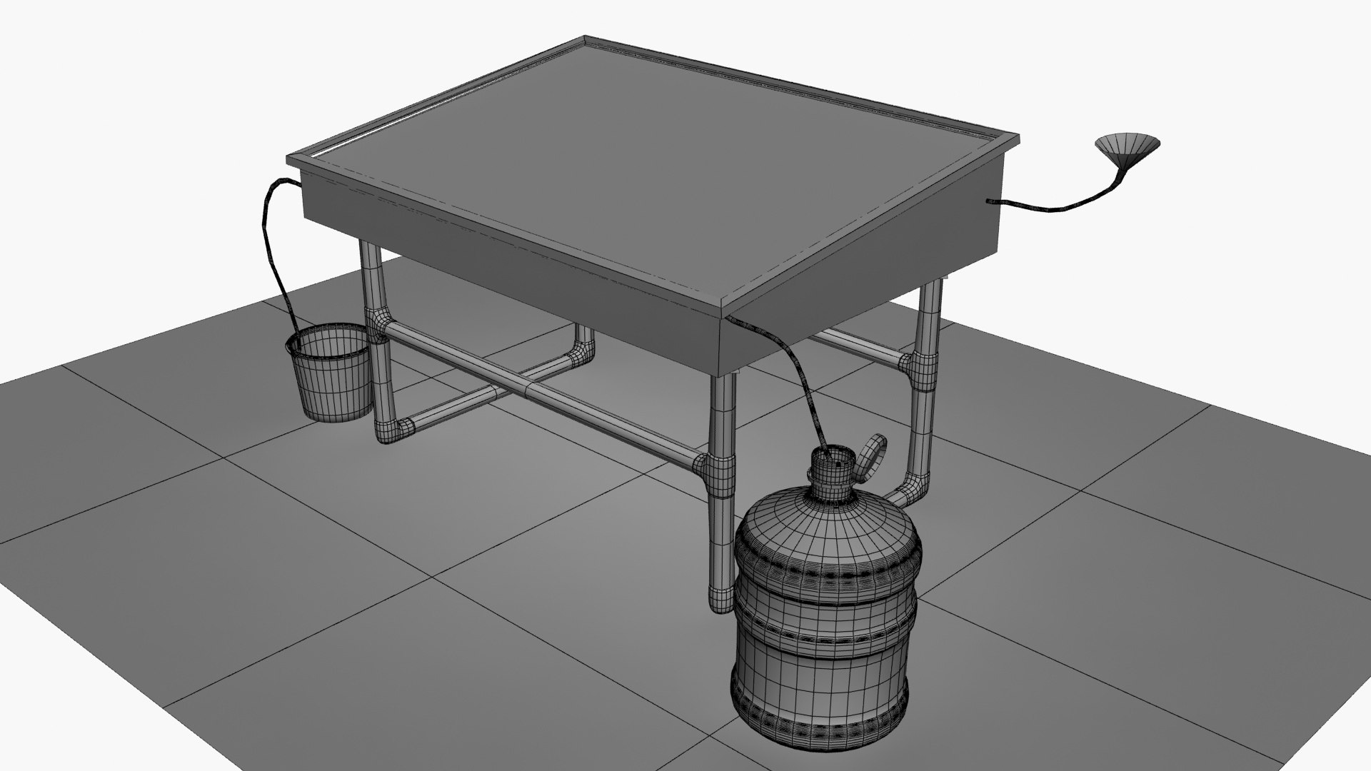 Solar Distillation Plant 3D Model - TurboSquid 2026120