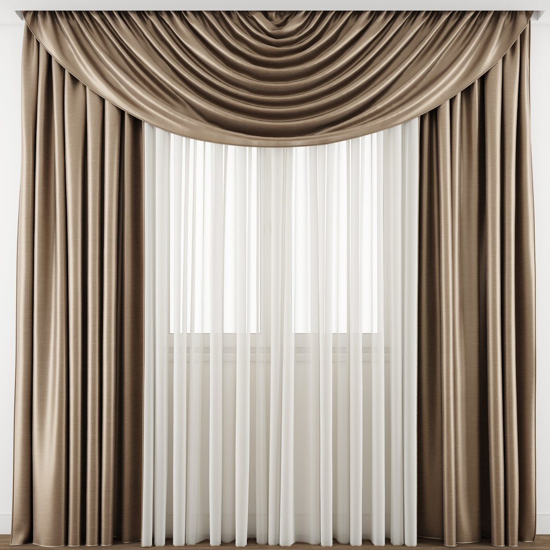 3D Curtain - TurboSquid 1226469