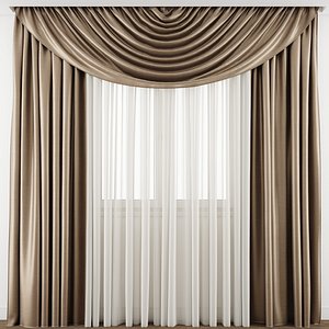 Curtain White 3D Models for Download | TurboSquid