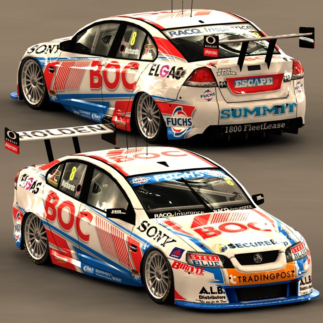 3D V8 Supercar Holden Ve Model - TurboSquid 1948121