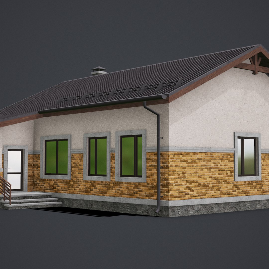 3D Model Cottage - TurboSquid 2349021