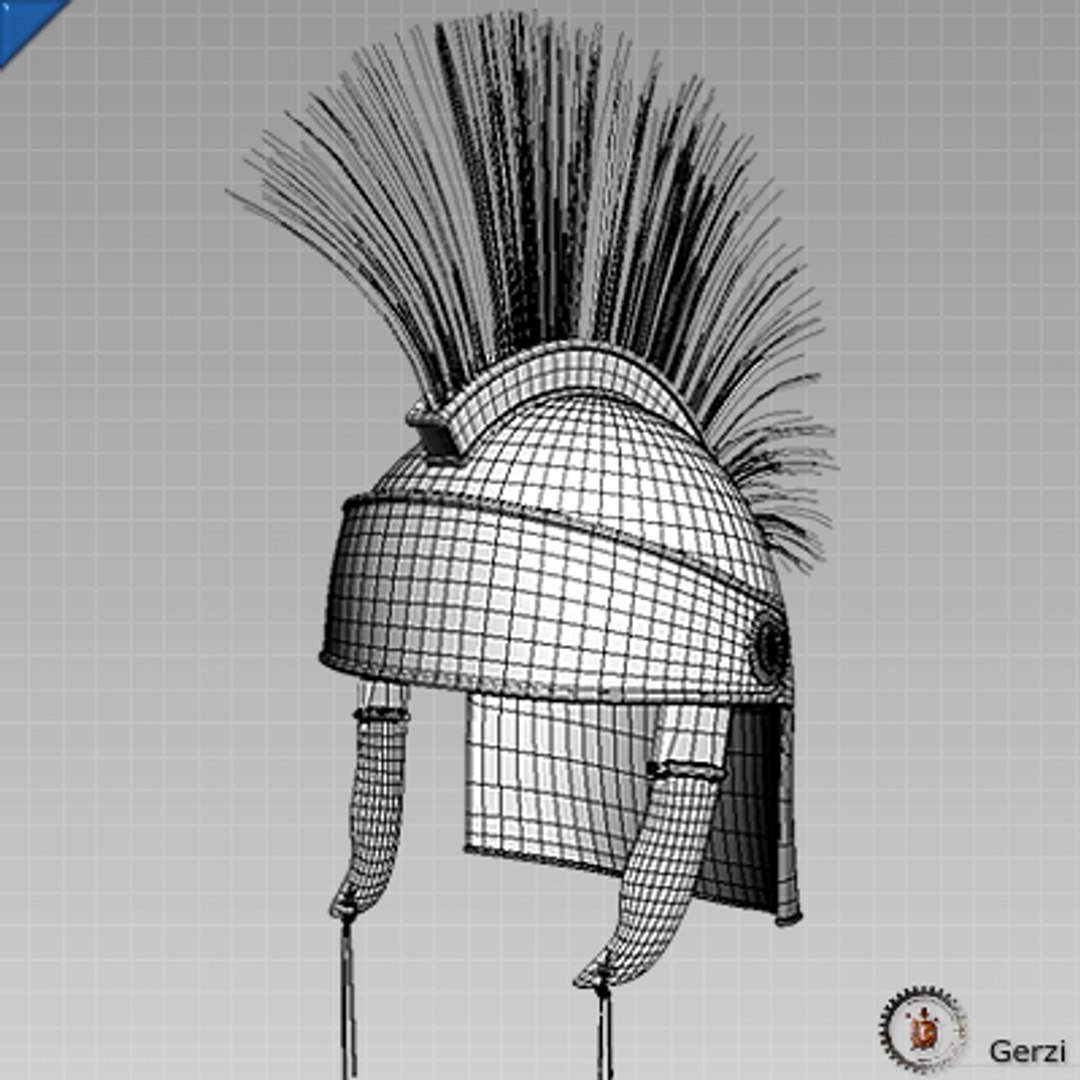 Roman Helmet 3d Model