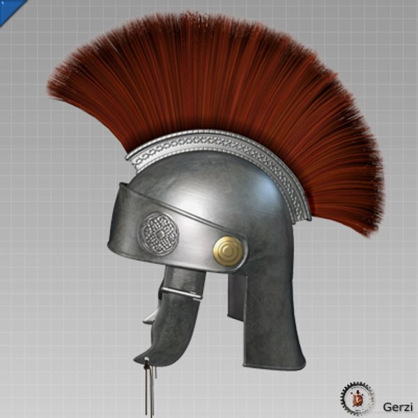 roman helmet 3d model