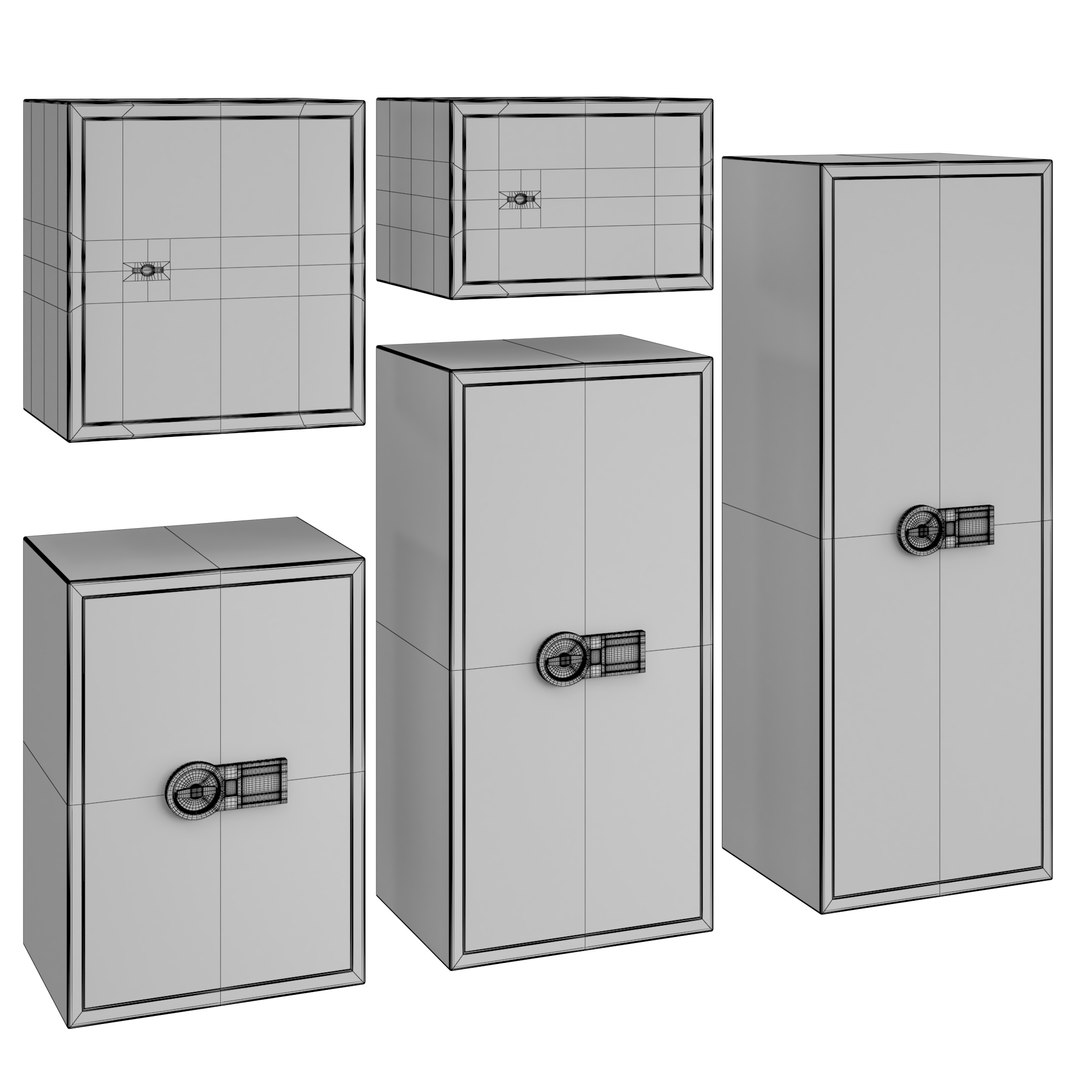 3D Model Safe Kit - TurboSquid 1736677