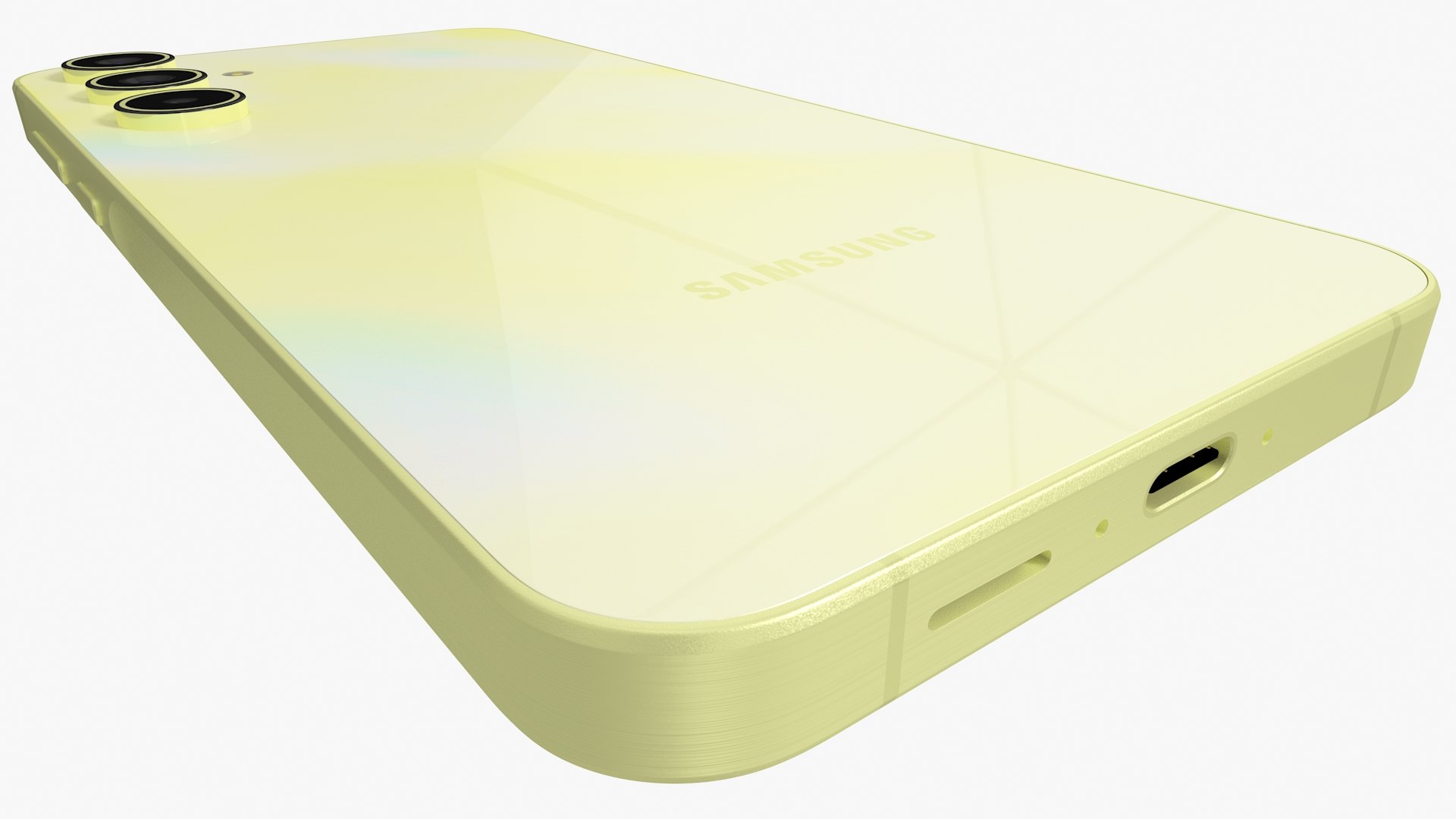 Samsung Galaxy A55 5G Lemon 3D Model - TurboSquid 2202080