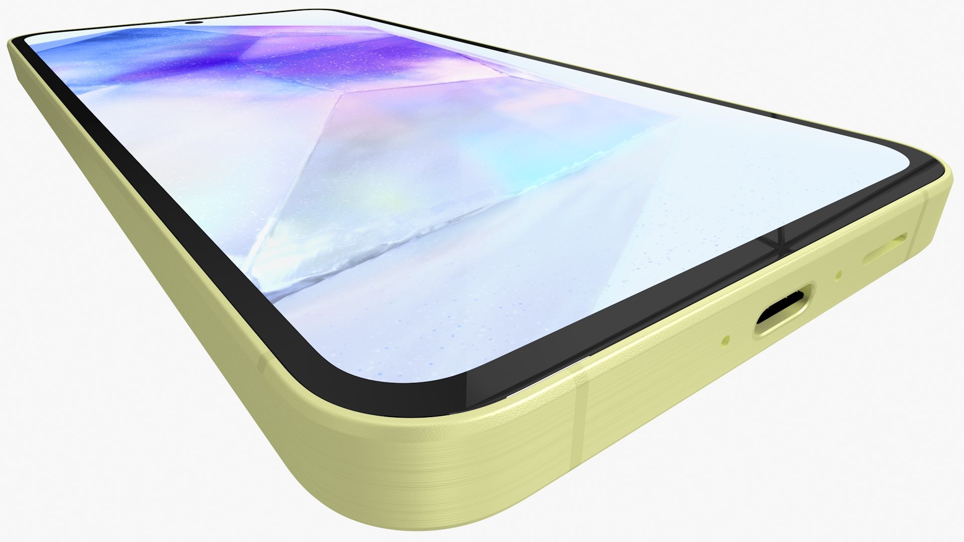 Samsung Galaxy A55 5G Lemon 3D Model - TurboSquid 2202080