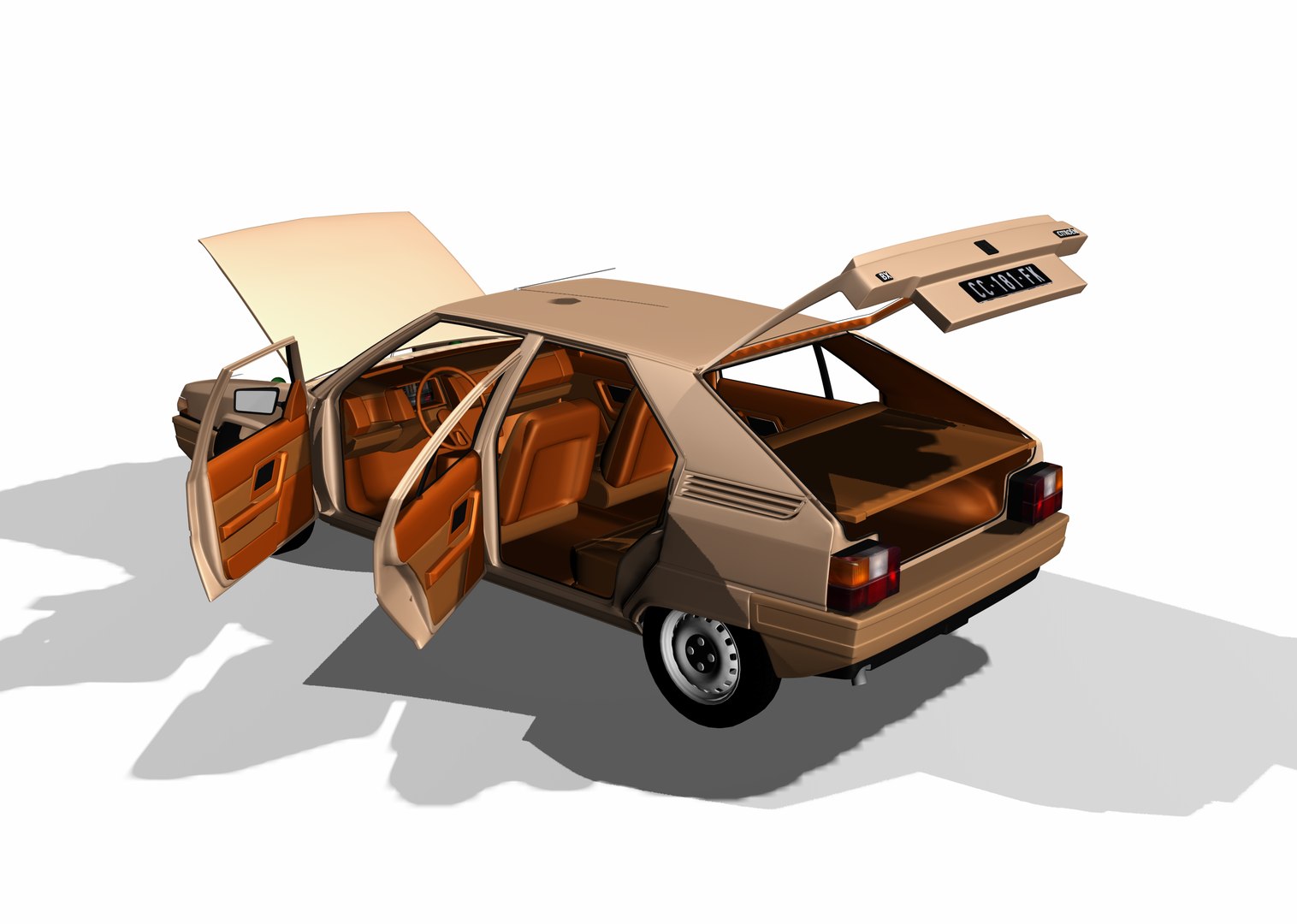 3D Model Citroen Bx E 14 - TurboSquid 1608493