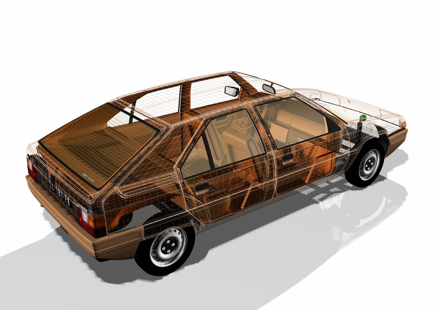 3D Model Citroen Bx E 14 - TurboSquid 1608493
