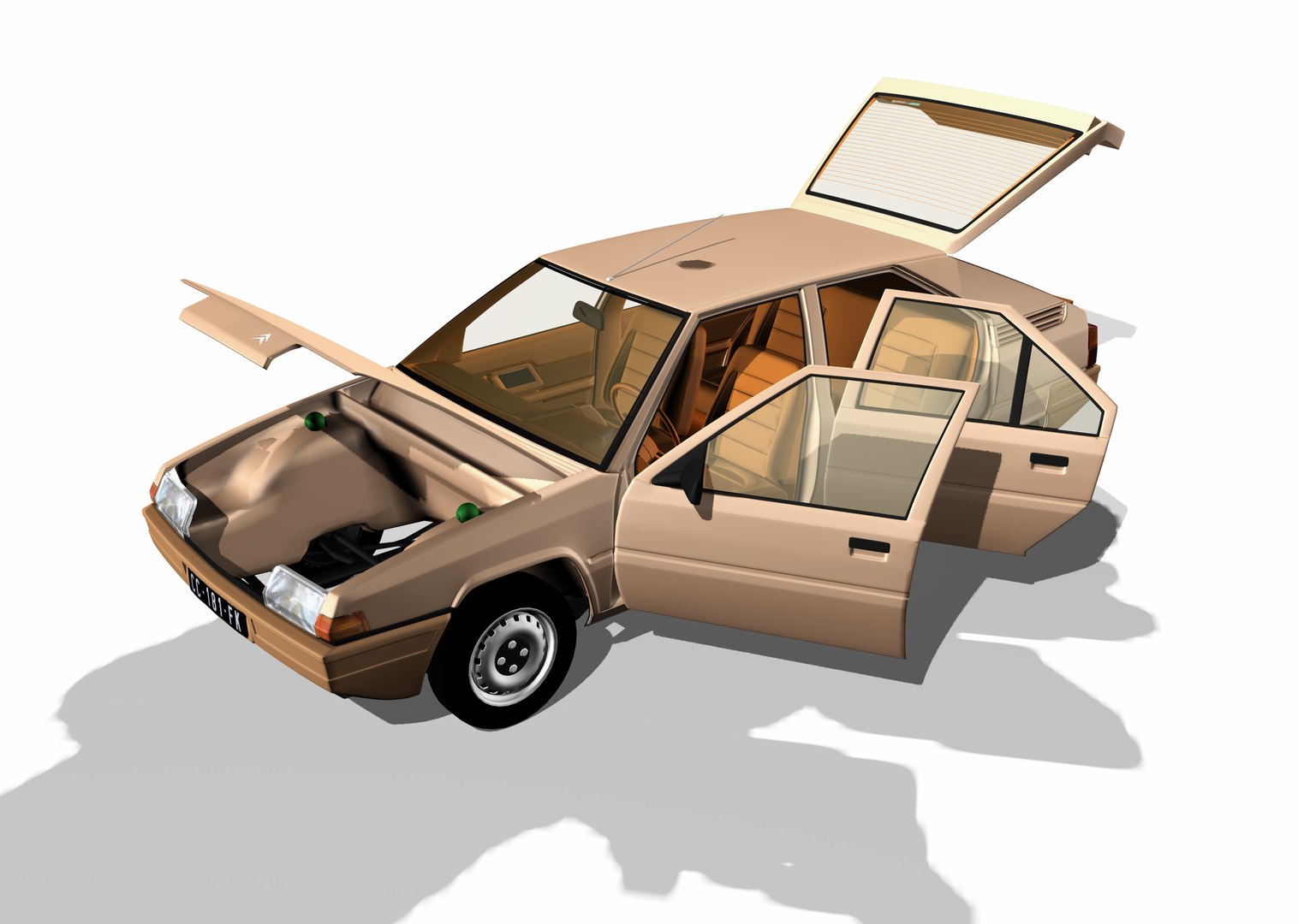 3D Model Citroen Bx E 14 - TurboSquid 1608493