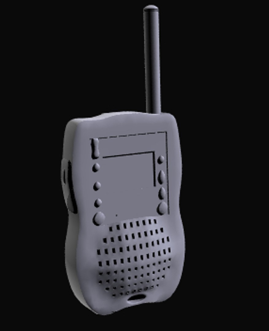 Free Radio Communicator 3d Model