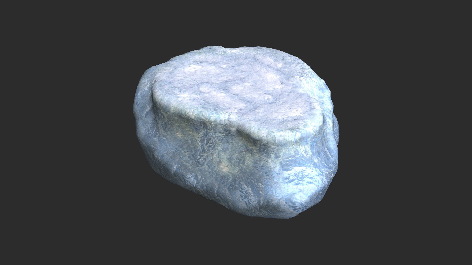 Short Flat Rocks - Ice Model - TurboSquid 1982438