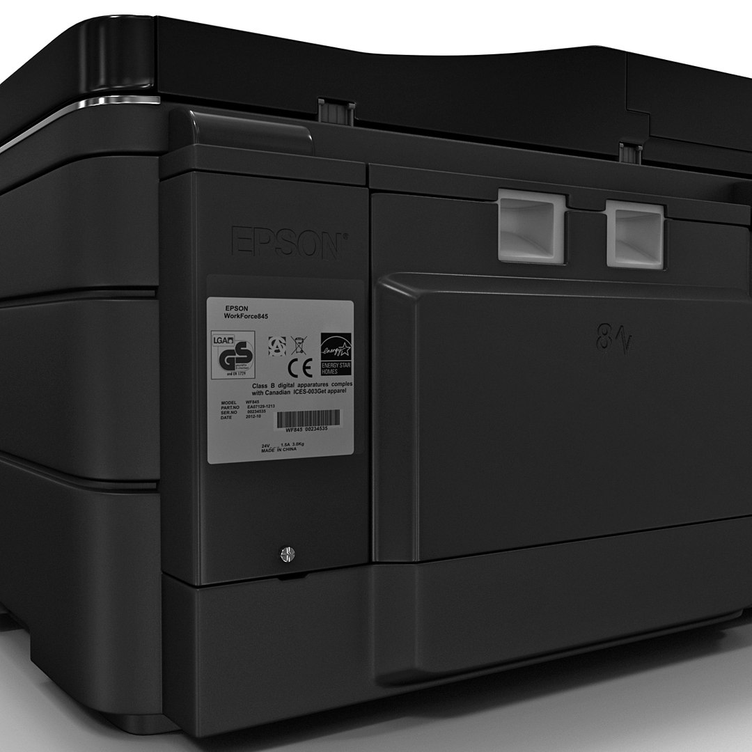 3d model wireless printer epson workforce