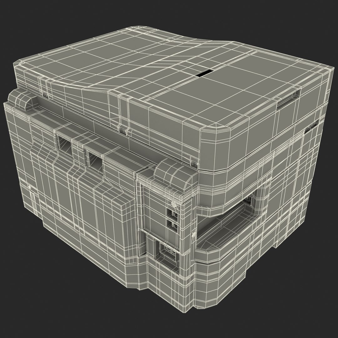 3d model wireless printer epson workforce