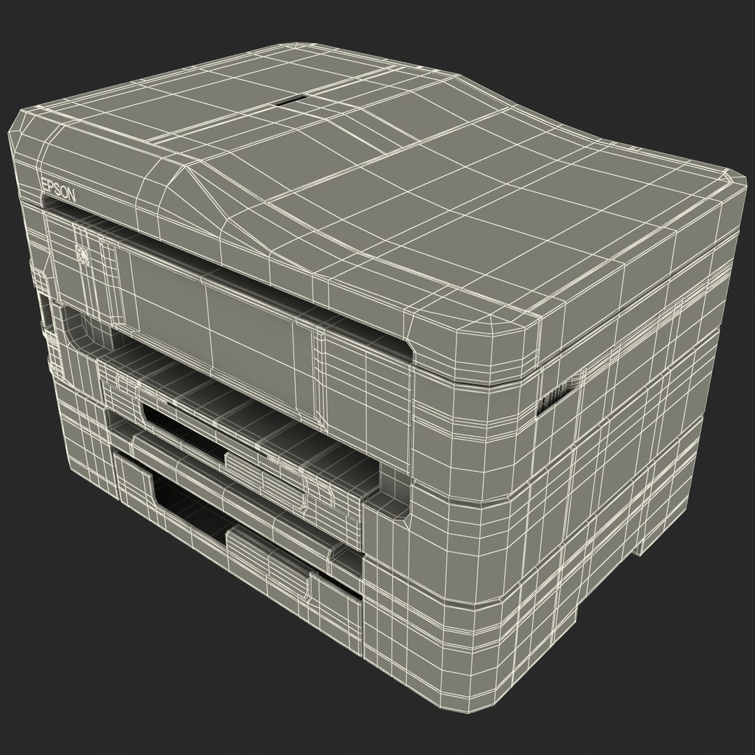 3d model wireless printer epson workforce