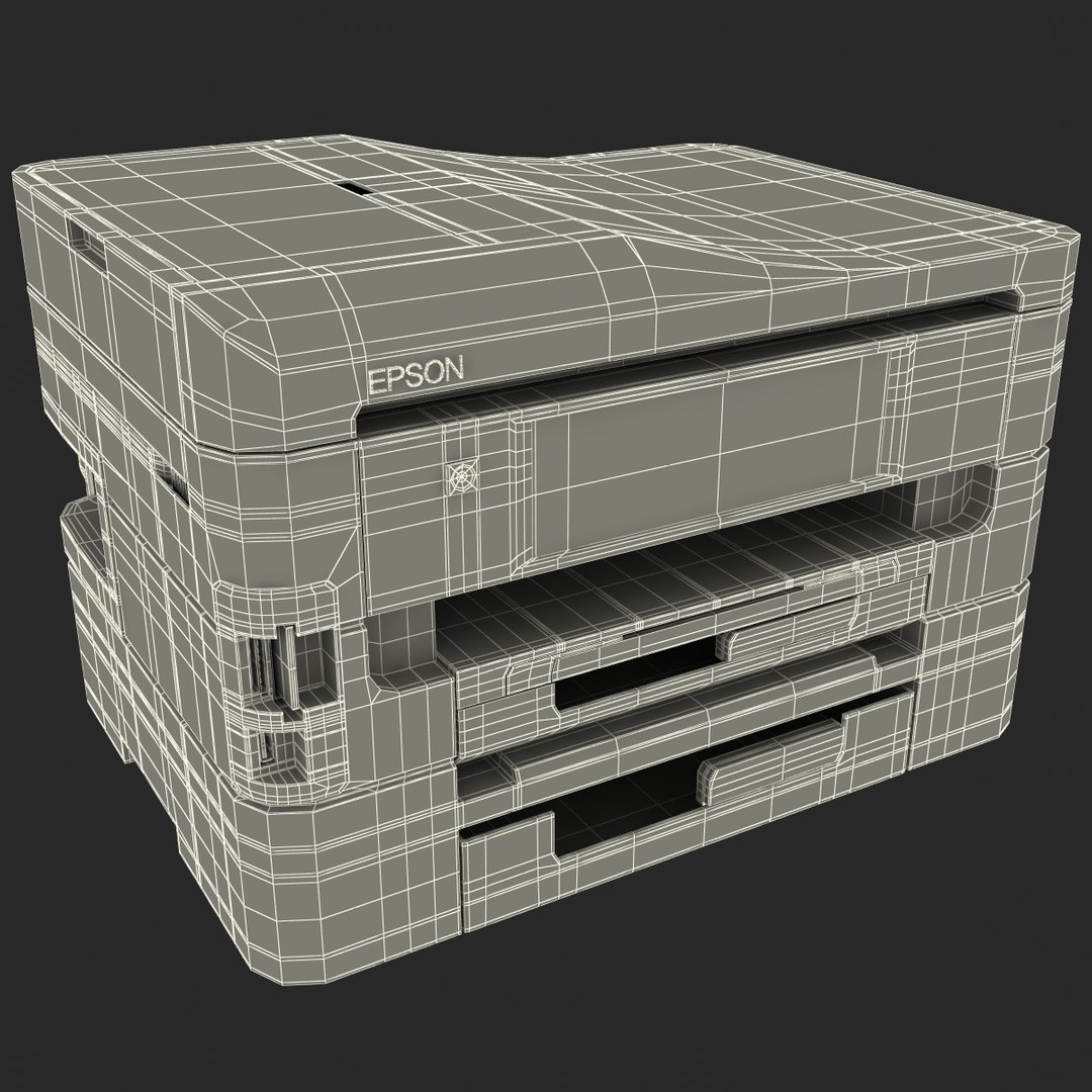3d model wireless printer epson workforce