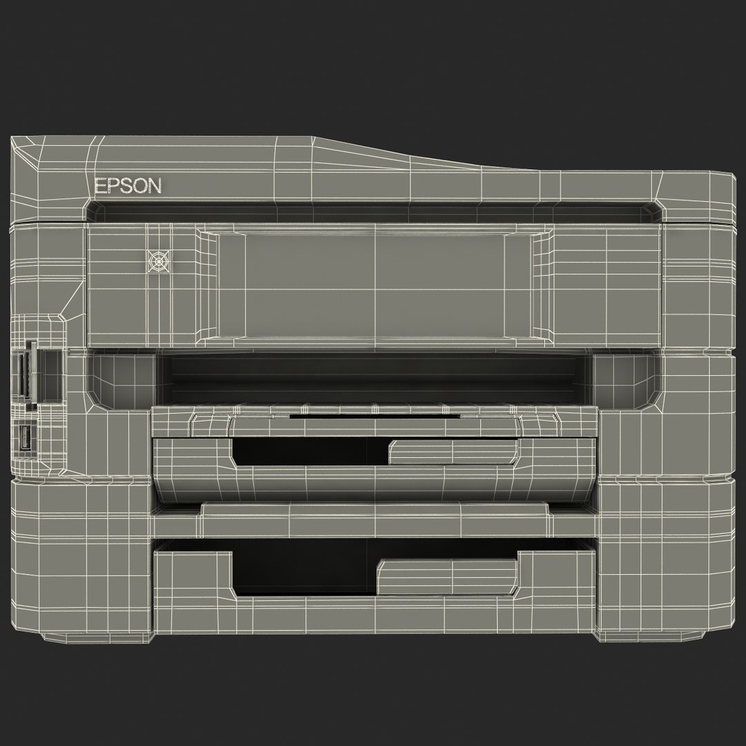 3d model wireless printer epson workforce