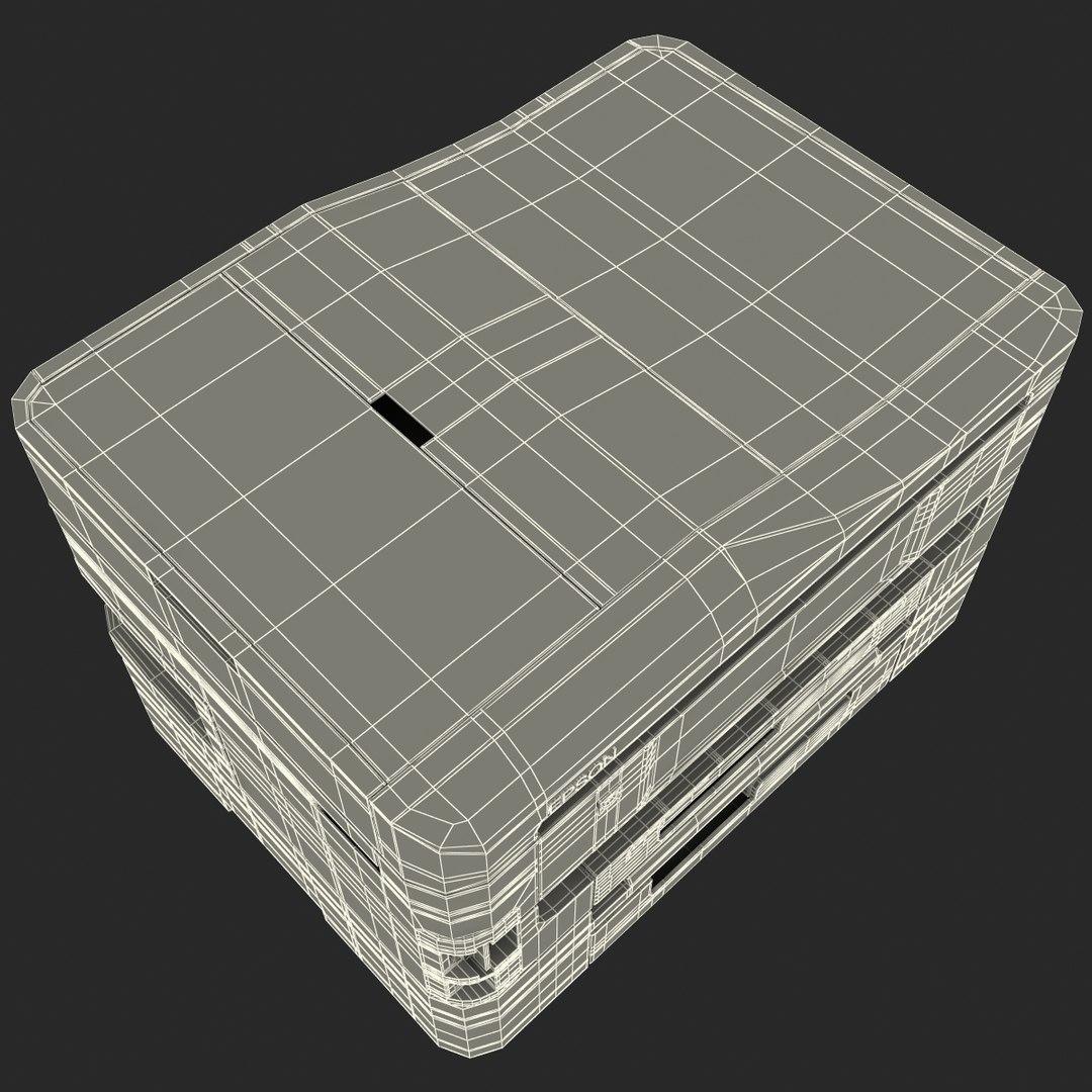 3d model wireless printer epson workforce