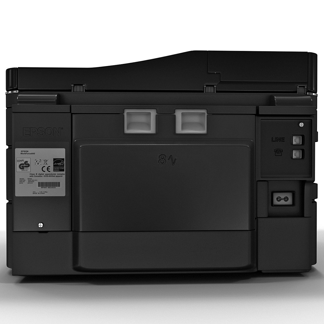 3d model wireless printer epson workforce