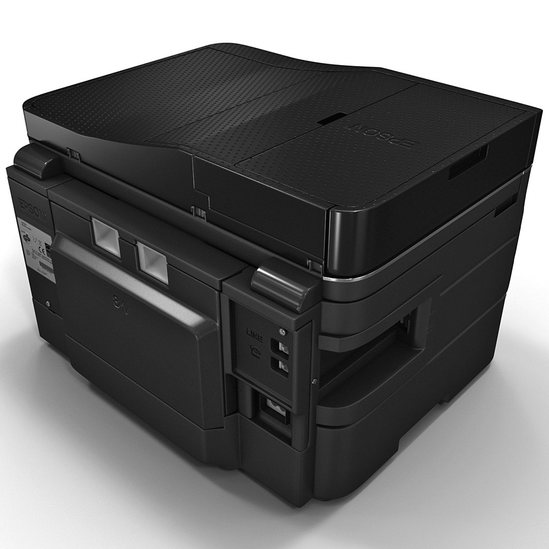 3d model wireless printer epson workforce