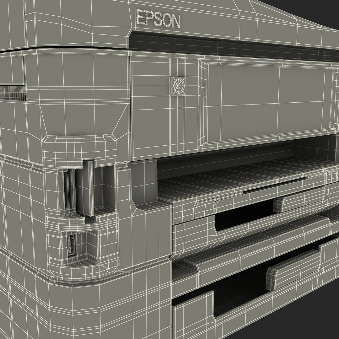 3d model wireless printer epson workforce