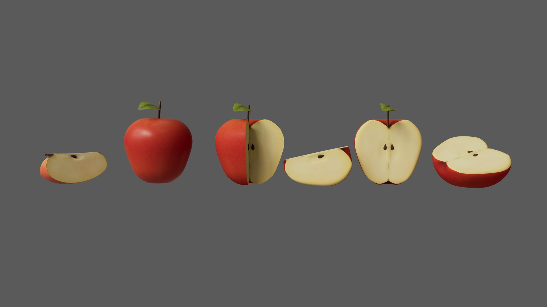 3D Apple - TurboSquid 2431672