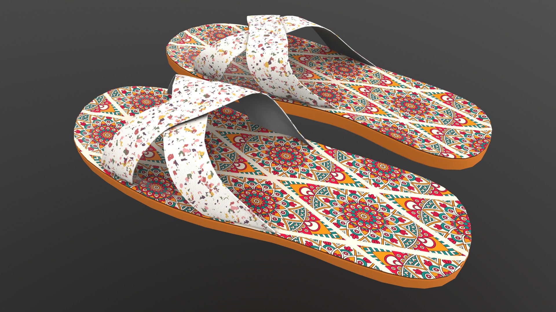 Designer Slipper 3D Model AR VR PBR 3D Model - TurboSquid 1989649