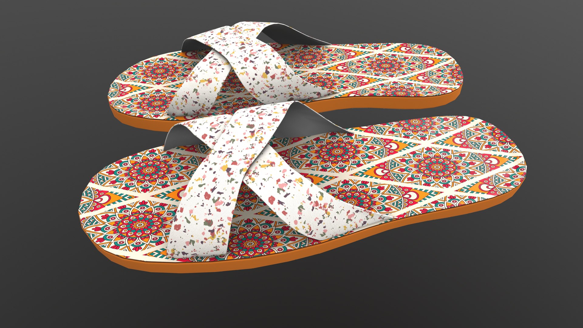 Designer Slipper 3D Model AR VR PBR 3D Model - TurboSquid 1989649