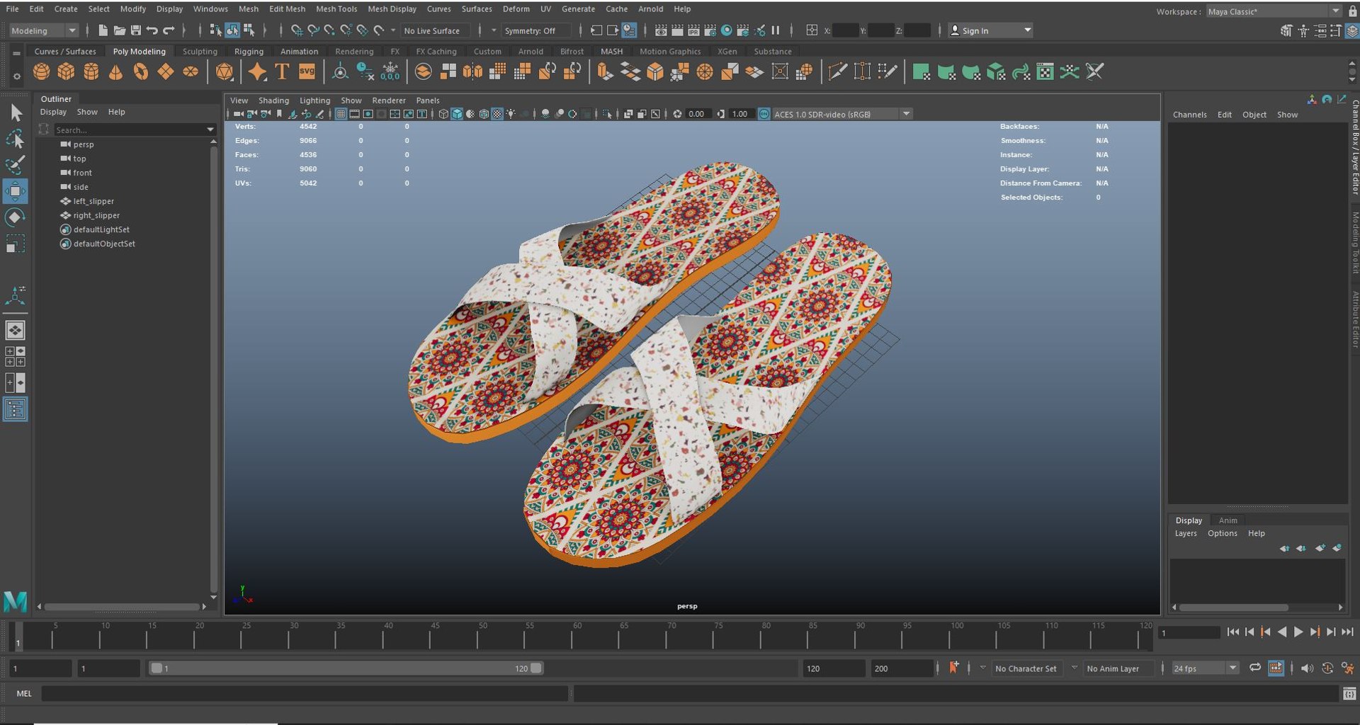 Designer Slipper 3D Model AR VR PBR 3D Model - TurboSquid 1989649