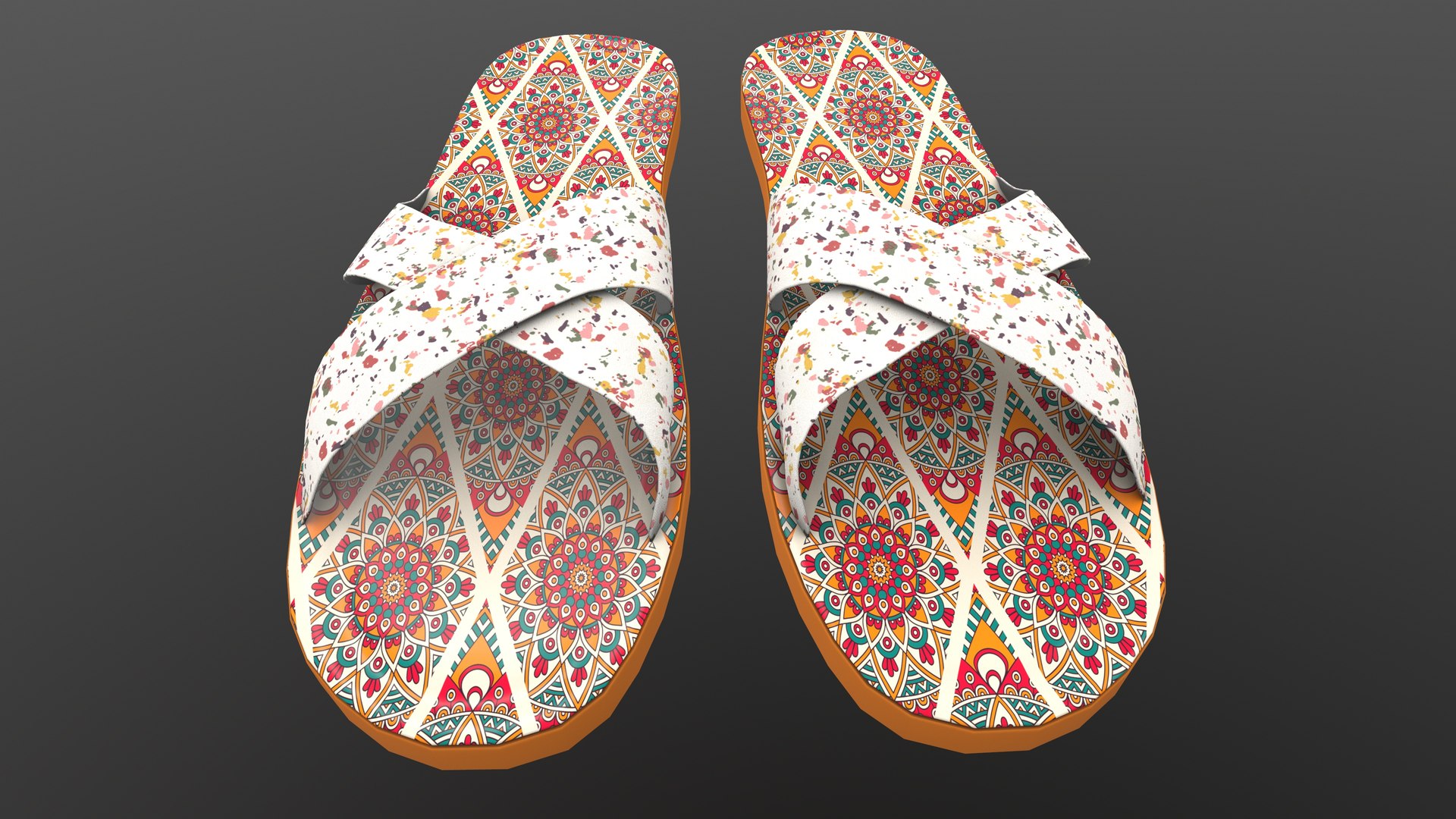 Designer Slipper 3D Model AR VR PBR 3D Model - TurboSquid 1989649