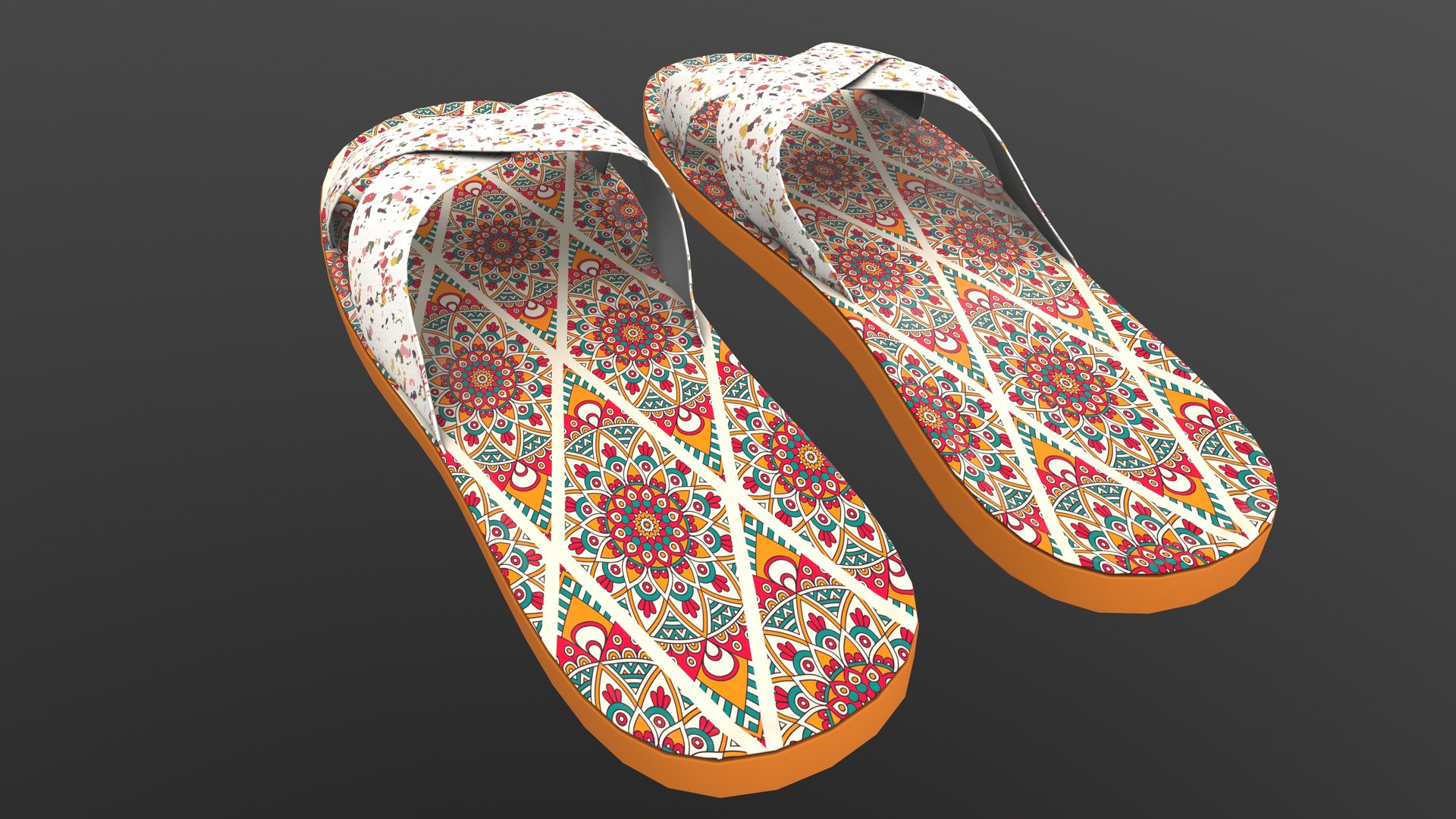 Designer Slipper 3D Model AR VR PBR 3D Model - TurboSquid 1989649