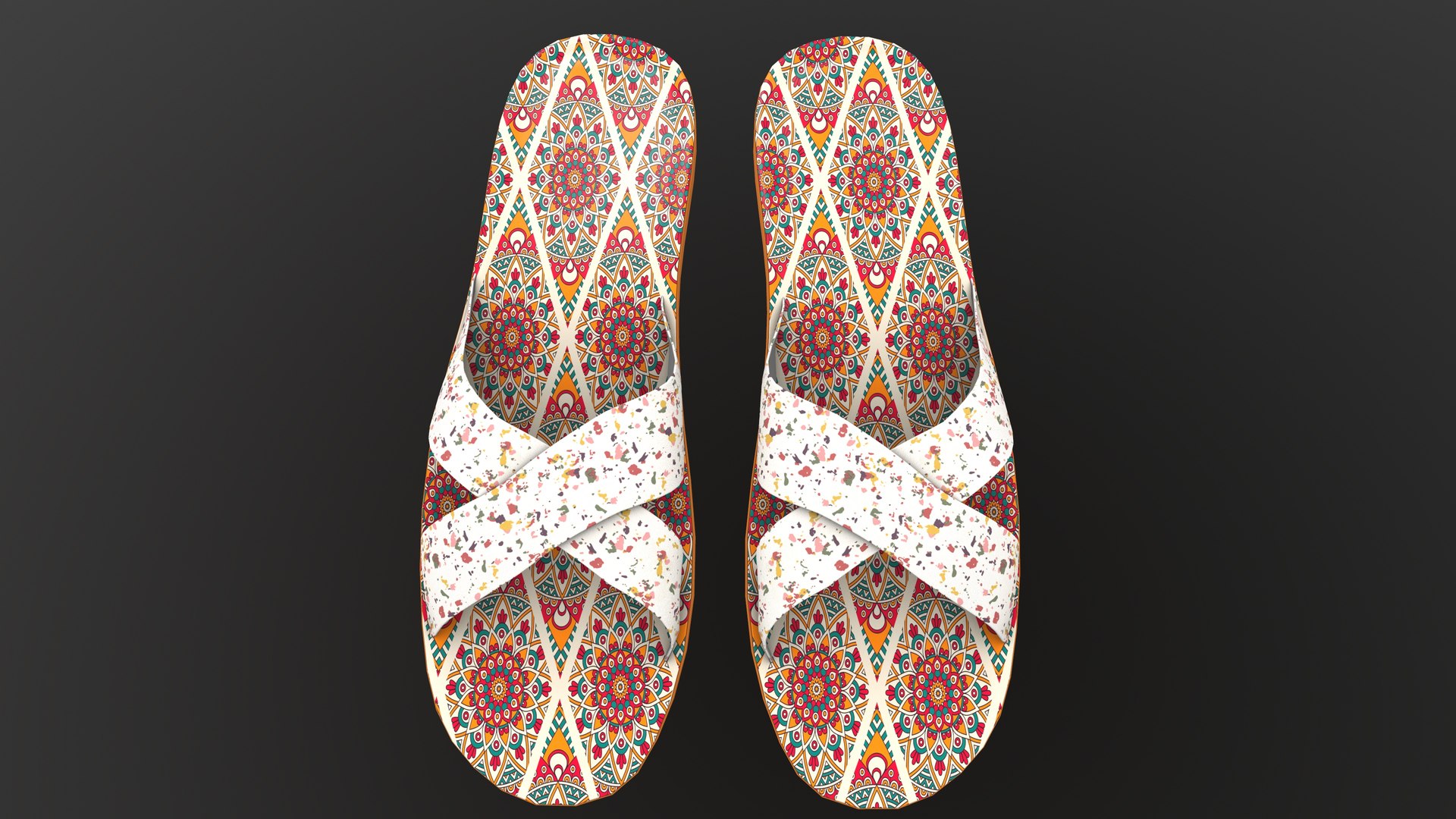 Designer Slipper 3D Model AR VR PBR 3D Model - TurboSquid 1989649