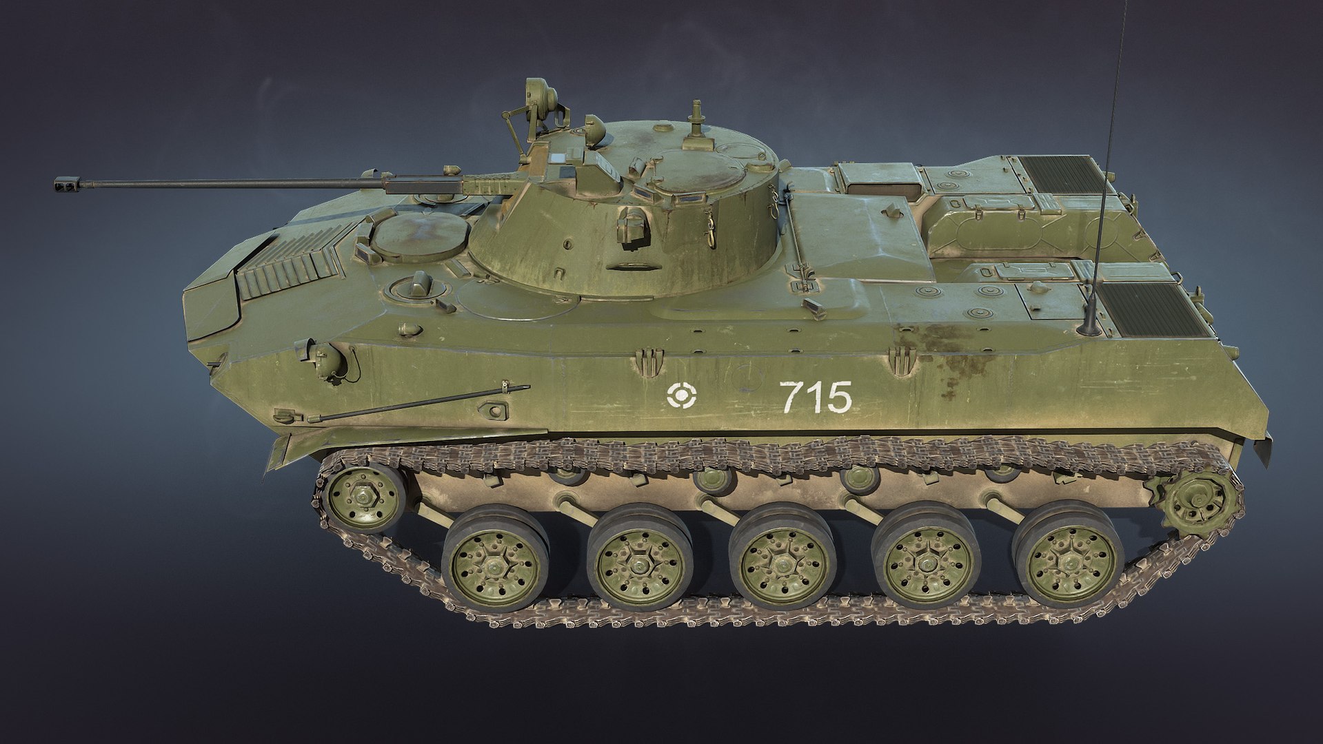 BMD-2 LOD1 Low-Poly 3D Model - TurboSquid 1821734