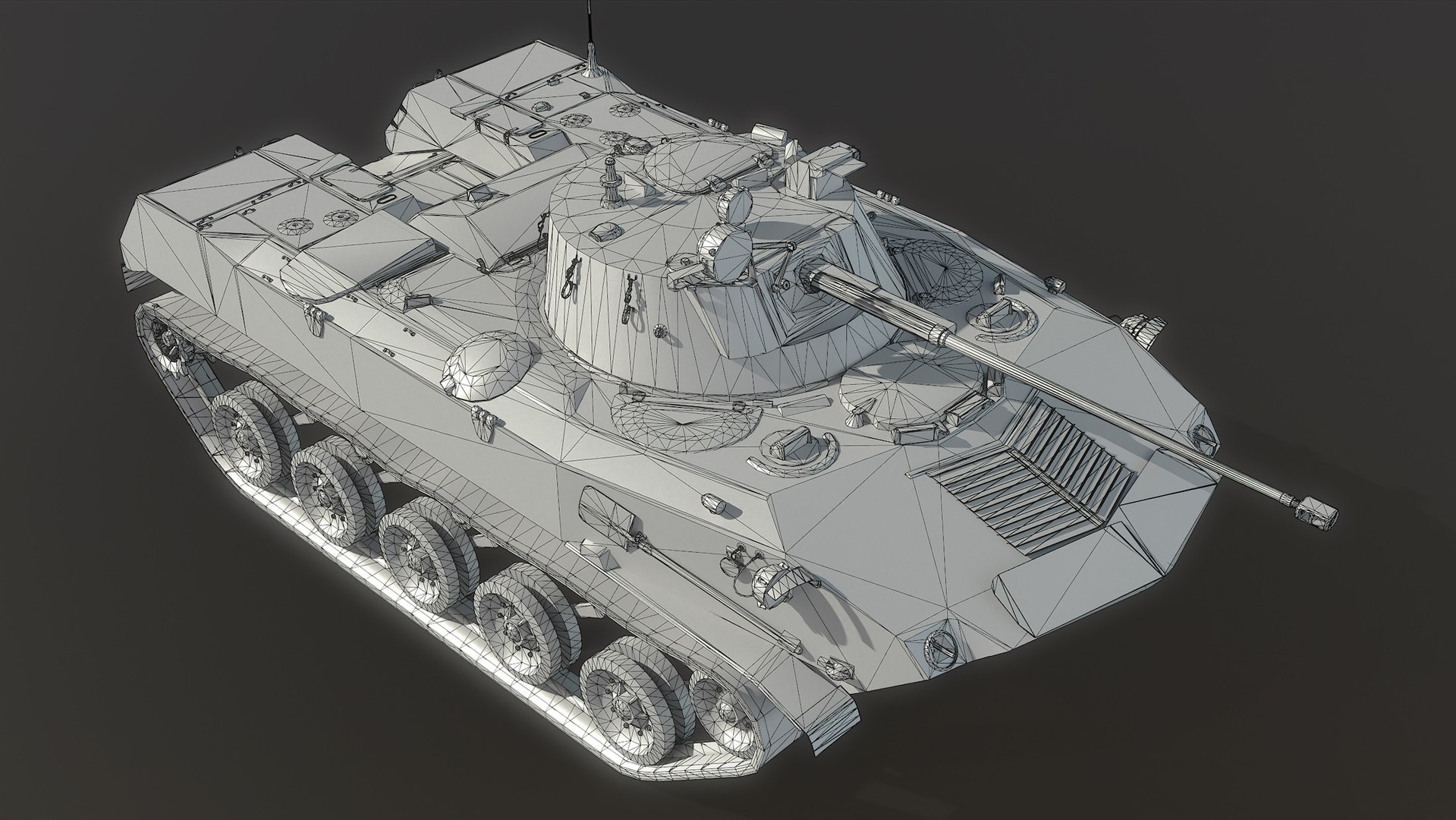 BMD-2 LOD1 Low-Poly 3D Model - TurboSquid 1821734